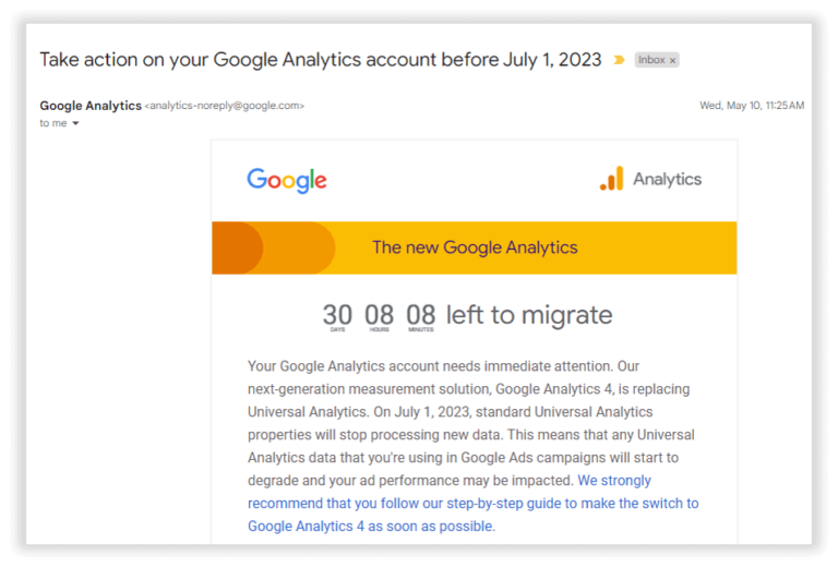 Google Analytics 4 Migration (from Universal Analytics)